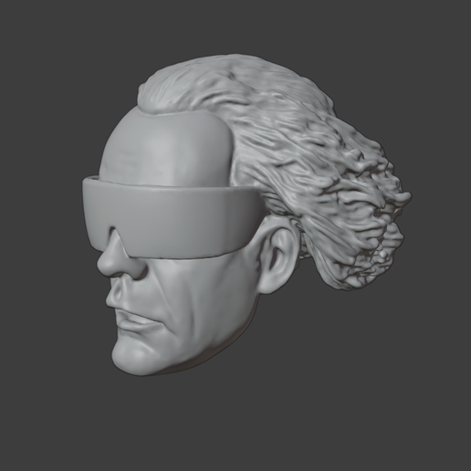 🔙 Head Doc Emmett Brown Head Back to the Future II Neca 1/12・ STL File ...