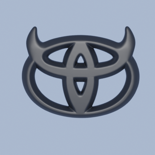 🚗 Toyota devil emblem・Free STL File for 3D printing・Cults