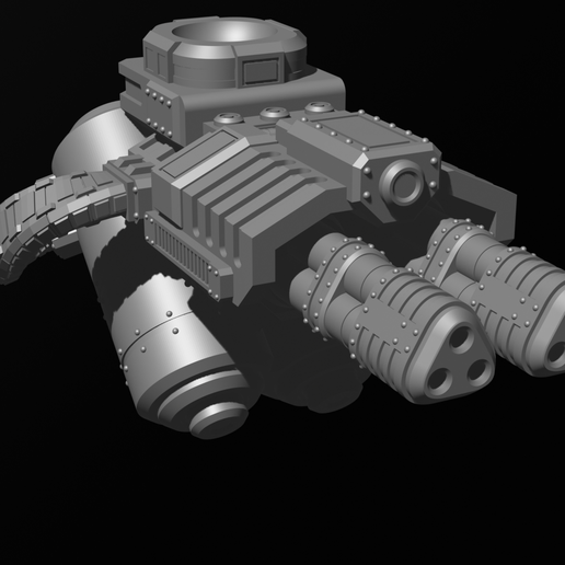 🖖 Vulcan Mega Bolter・Free STL File for 3D printing・Cults