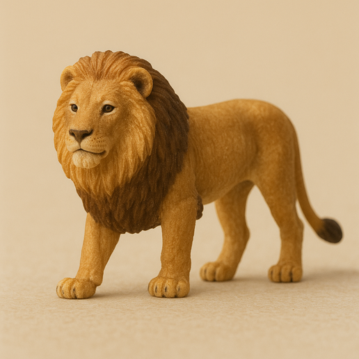 🦁 Lion・ STL File for 3D printing・Cults