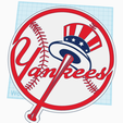 🆕 New York Yankees Wall Logo - 2 sizes・ STL File for ・Cults