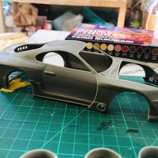 🔝 CUSTOM supra top secret gt300 1/24・ STL File for 3D printing・Cults