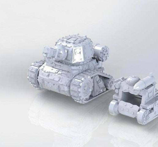 🪖 Squig Tank (Warhammer 40K)・Free STL File for ・Cults