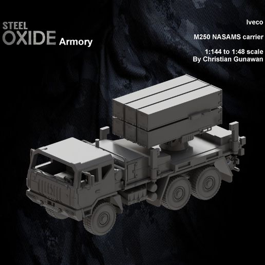 🇪🇸 Spain Spanish army NASAMS on Iveco m250 truck・ STL File for 3D ...