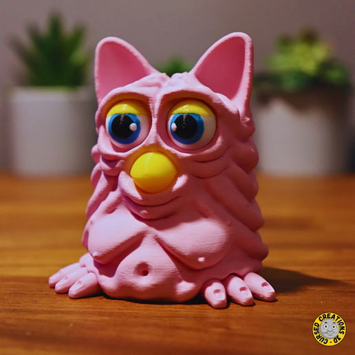 👨‍🦲 Cursed Naked Furby (2 versions available)・ STL File for 3D printing ...