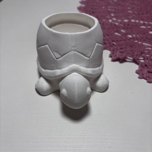 🐢 Turtle flower pot・ STL File for 3D printing・Cults