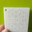Free STL file coldplay logo keychain 🗝️ ・3D printer design to download ...