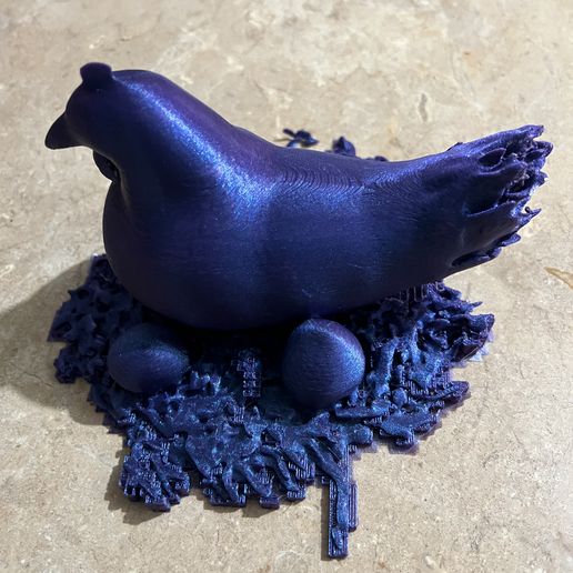 3D printed chicken hen 01 • made with Flash forge Adventure 5M・Cults