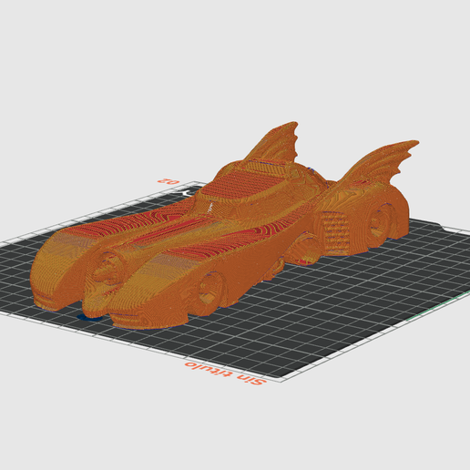 🚗 Batmobile 1989 - Solid 3D model for one-piece printing・ STL File for ...
