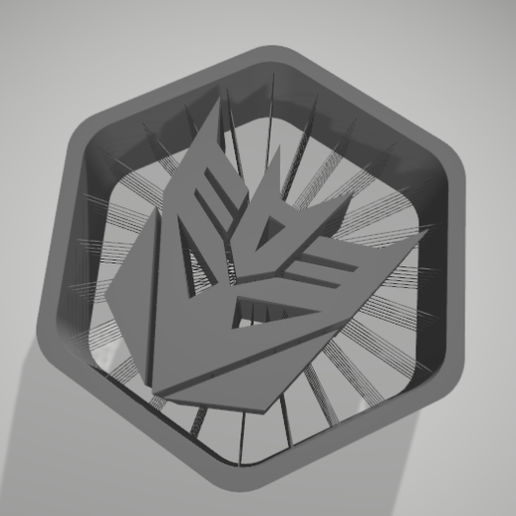 STL file Decepticons Transformers Logo Emblem String Art 🤖 ・3D print ...