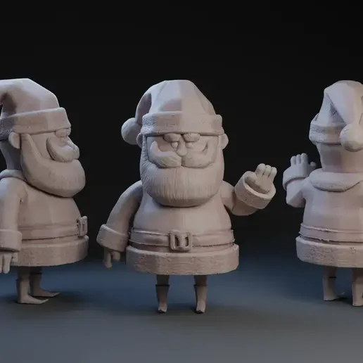 🦌 Rudolph the Red-Nosed Reindeer – Santa Edition – 3D Printable Figure ...