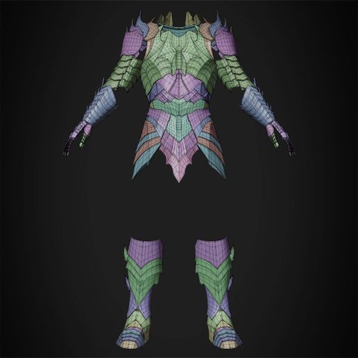 🪖 LOTR Dark Lord Sauron Armor for Cosplay・ 3D File for 3D printing・Cults