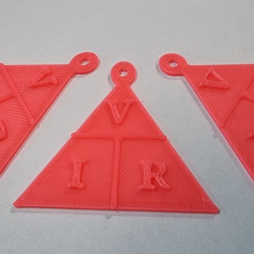 ⚖️ Ley de ohm・Archivo STL Gratis para Impresión 3D・Cults