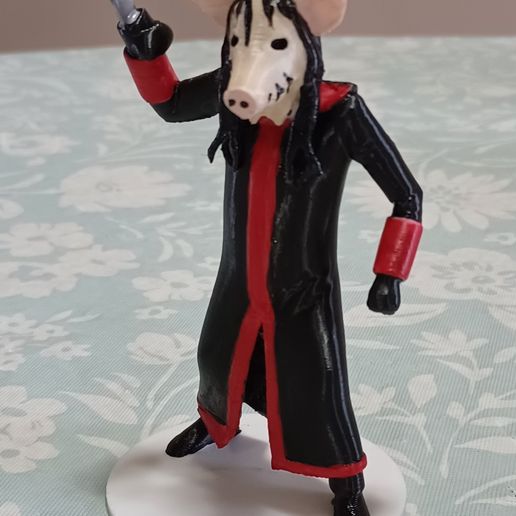 🪚 Saw Pighead Robed Figure・ STL File for 3D printing・Cults