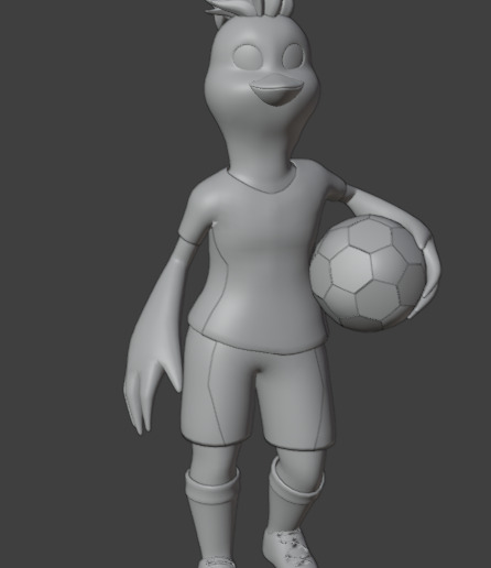 👾 FIFA Mascot Tazuni - 2023 WWC Stand with Ball STL・Archivo STL para ...
