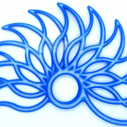 STL file PRACTICE FANS FOR FLOW ARTISTS - LOTUS STYLE - RUSSIAN AND ...