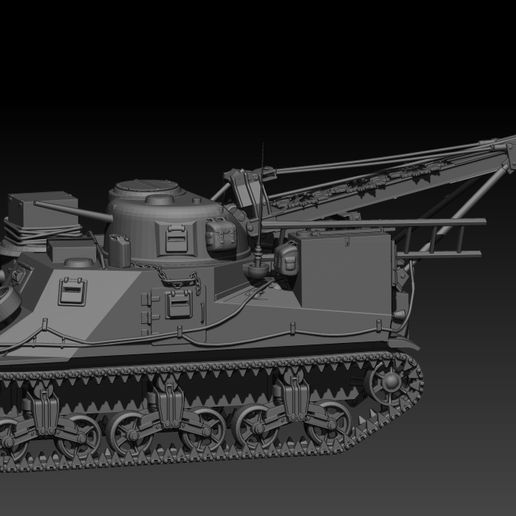 🪖 M31 Tank Recovery Vehicle (TRV) - The Workshop's Unsung Hero・ STL ...
