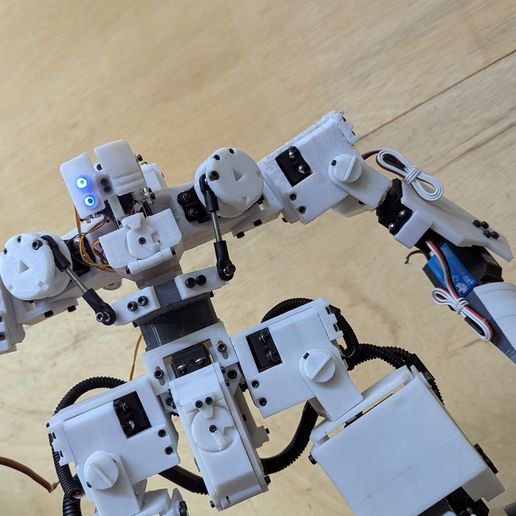 🤖 26 dof Humanoid robot - Anvil ss・ STL File for 3D printing・Cults