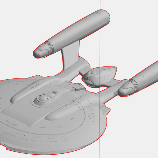 ⭐ NX galaxy class - federation star trek ship・ STL File for 3D printing ...