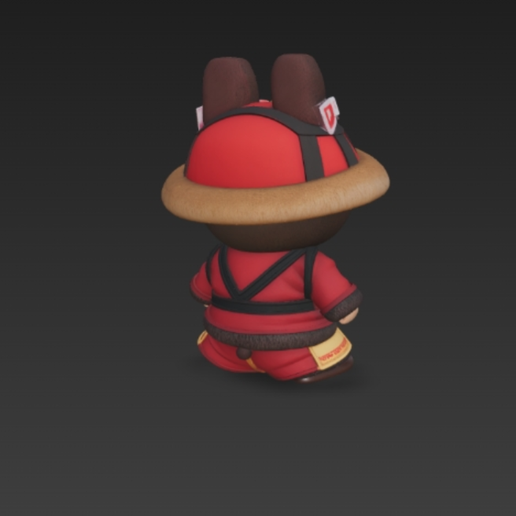 🗡️ LABUBU SAMURAI・ STL File for 3D printing・Cults