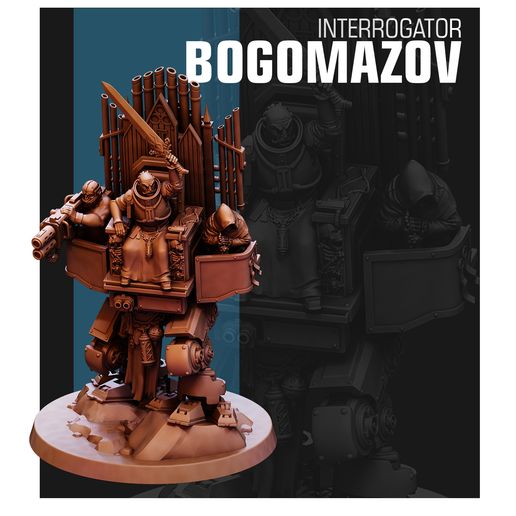 🔨 Interrogator Bogomazov・ 3D File for 3D printing・Cults