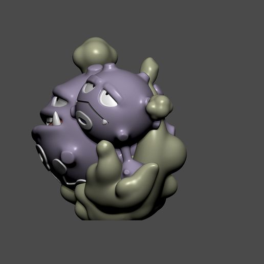 🐉 Pokemon - Koffing, Weezing and Alolan Weezing・ STL File for 3D ...