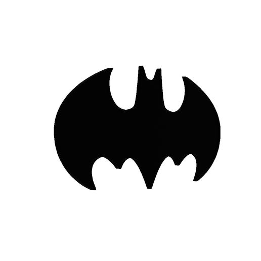 3D file BAT LOGO STL 🦇 ・3D print object to download・Cults
