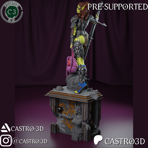🎲 LaeZel - Champion of Vlaakith - Baldurs Gate 3 Mini Collection 3D ...