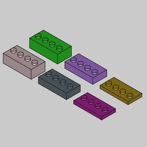 🧱 Offset blocks 4x2 (1/2 offset) and (1/4 offset) in H1-H3 (special ...