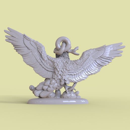 🧥 National Coat of Arms of Mexico・ STL File for 3D printing・Cults