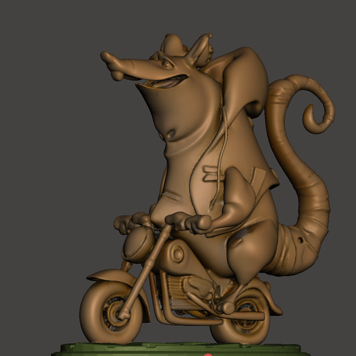 STL file raging rat 🐀 ・3D printer model to download・Cults