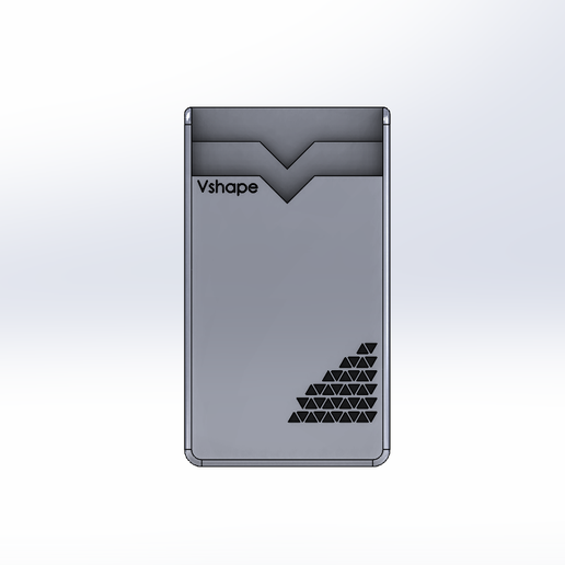 Archivo STL Cartera Vshape 👛 ・Modelo imprimible en 3D para descargar・Cults