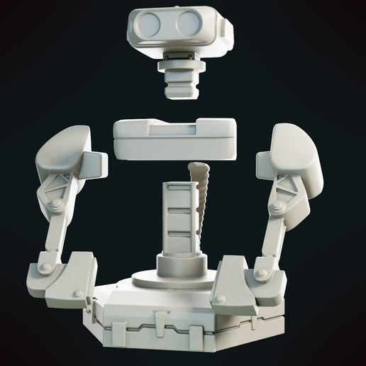 🤖 R.O.B - Super Smash Bros Ultimate・Free STL File for ・Cults