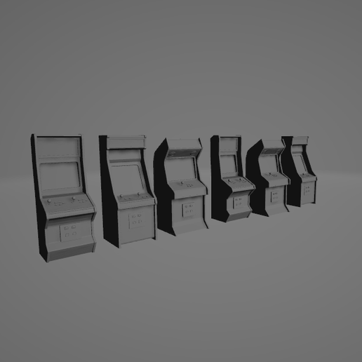 🕹️ Arcade Machine Kit – 3D Printable Retro Gaming Cabinet Model・ STL ...