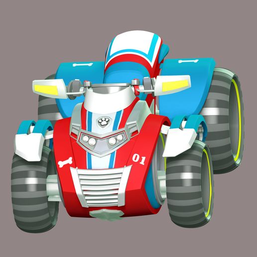 🐾 Ryder Bike - Paw Patrol・ 3D File for 3D printing・Cults