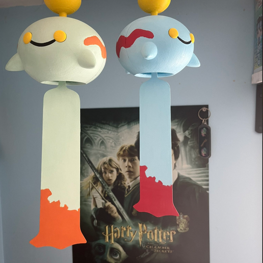 3D printable Chimecho wind chime - Pokemon • made with bambu P1S・Cults
