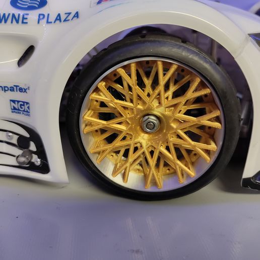 STL file 1:5 RC cross spokes 2 parts, FG, HARM, Carson (3MF)・3D print ...