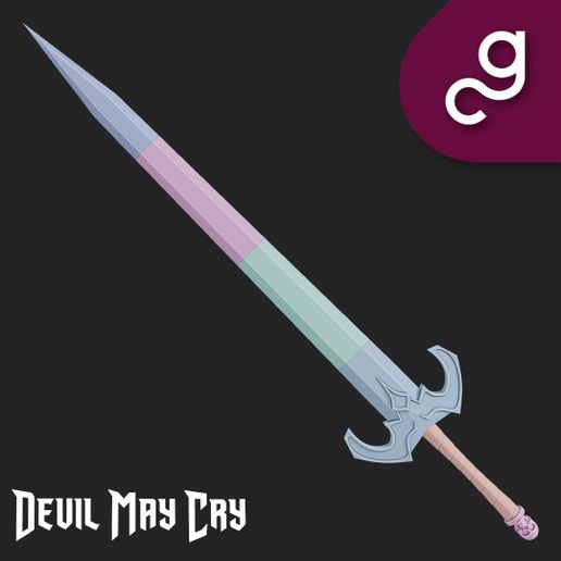🗡️ Sparda Force Edge Sword | Devil May Cry・ STL File for 3D printing・Cults