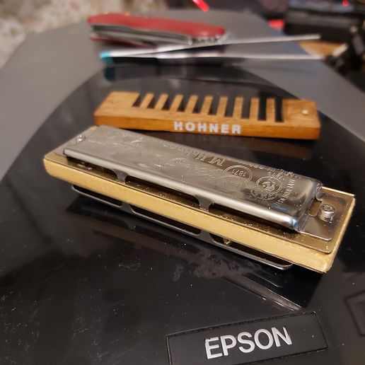 🎵 Big River Harp Comb (HOHNER)・ STL File for ・Cults