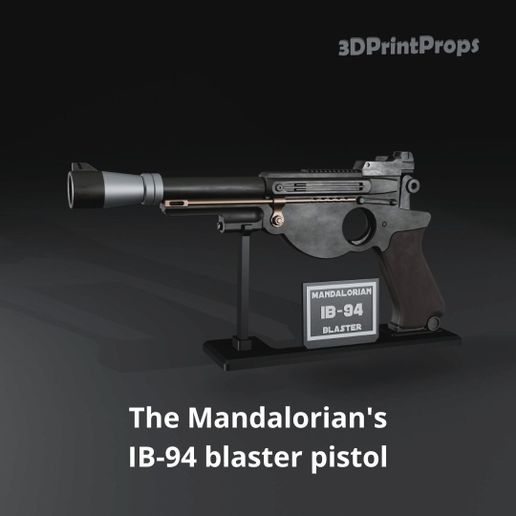 🔫 The Mandalorian's IB-94 blaster pistol・ STL File for 3D printing・Cults