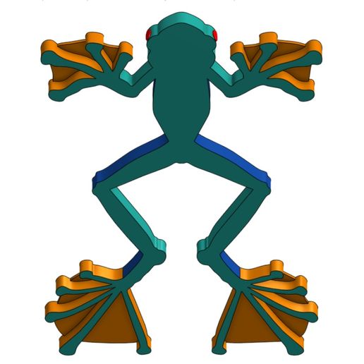 tree frog silhouette