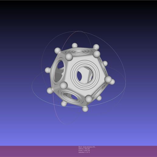 🖨️ Roman Dodecahedron・Free STL File for 3D printing・Cults