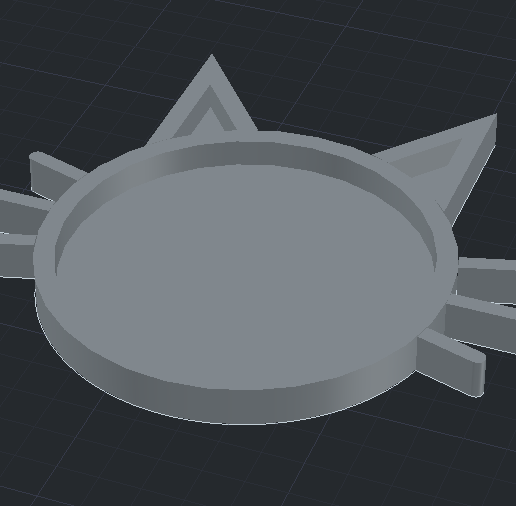 Free STL file Cat-face shape Coaster 🐱 ・3D printing design to download ...