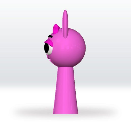 📁 Pinki Sprunki STL, 3mf, Obj, 3D Model Split file Character Fanart ...