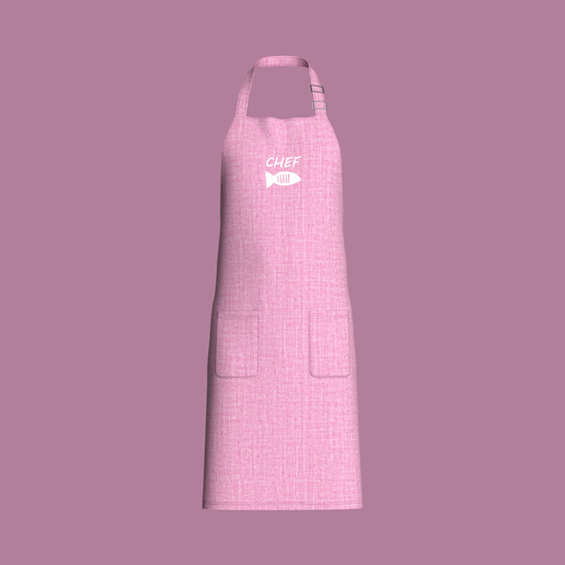 🍳 Apron Chef-V4 | Marvelous / Clo3d / obj / fbx・ 3D File for 3D ...