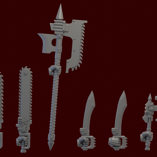 🔫 LoC MK2 Weapons (Generic)・ 3D File for ・Cults