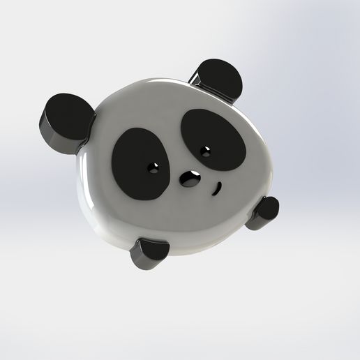 🐼 Cute Panda Magnet – 3D Printable – Mini Decor・ STL File for 3D ...