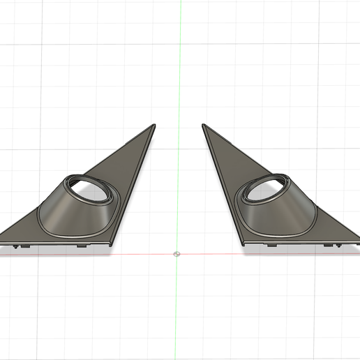 🔉 E30 tweeter pods speaker mounts 38mm・ STL File for 3D printing・Cults