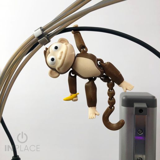 🐒 Cute Monkey Articulated・ STL File for 3D printing・Cults