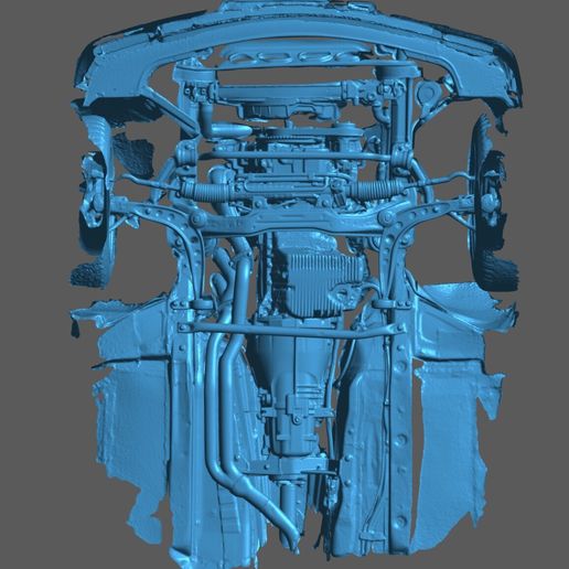🩻 BMW E36 Sedan Bottom Engin Bay 3d scan・ STL File for 3D printing・Cults